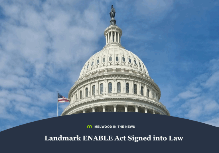 Landmark ENABLE Act Signed into Law | Melwood Inc